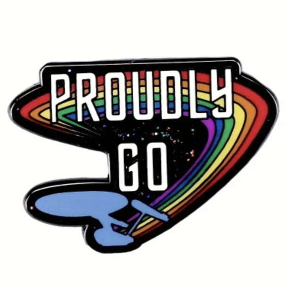 Accessories | Pinfly Two Geek Flags With 1 Pin Queer Sf Geekdom | Poshmark
